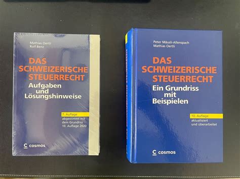 Das Schweizerische Steuerrecht 10 Auflage Mit Aufgaben Kaufen Auf