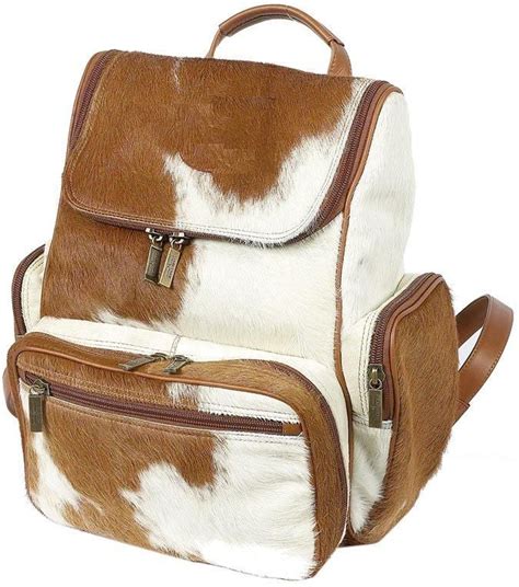 Model Chcp Cow Hide Bag Pack Price Us 145 Color Brown And White