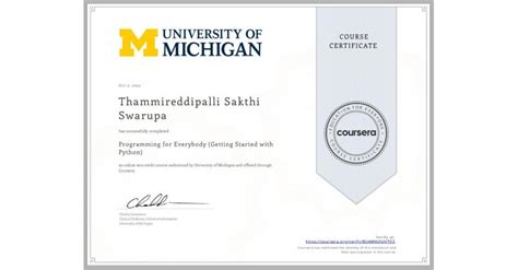 completion certificate for programming for everybody getting started