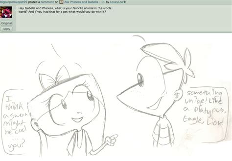 Ask Phineas And Isabella 19 By Lustrousoul On Deviantart
