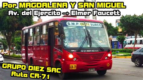 Desde La AV DEL EJERCITO AV ELMER FAUCETT MAGDALENA SAN MIGUEL