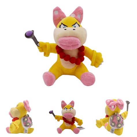 Anime Super Mario Wendy O Koopa Plush Toy World Of