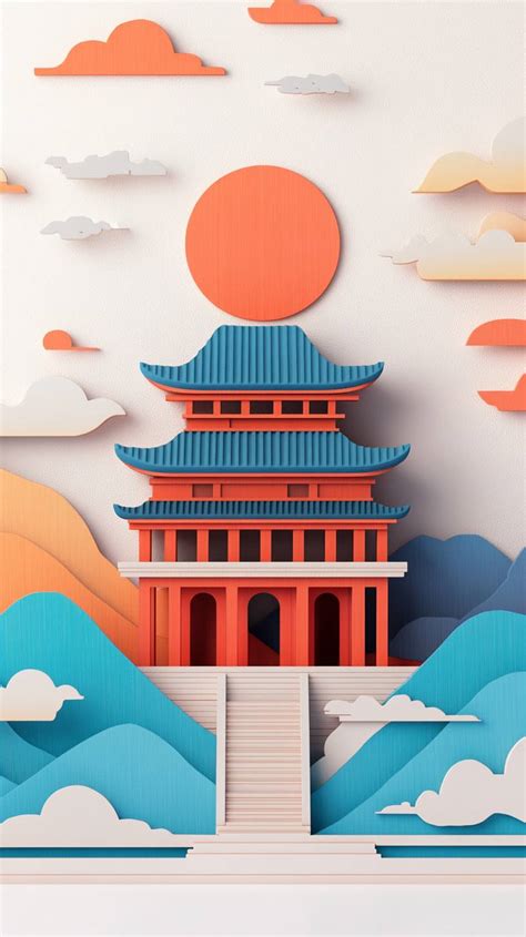 이것은 고전 중국 풍경을 주제로 한 간단한 디자인의 귀여운 3d 냉장고 자석입니다 주로 흰색의 나무 소재로 밝은 색상과 고화질 이미지를 특징으로 하며 배경에는 산