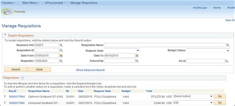 PO Creating A Purchase Order Change Request