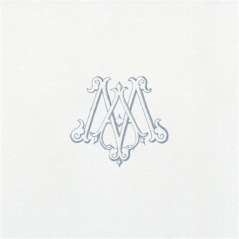 Am Vintage Wedding Monogram Ma Classic Monogram Vintage Monogram