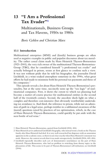 Pdf I Am A Professional Tax Evader” 1