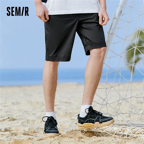 남성용 2023 반바지 항균 시원한 느낌 심플 솔리드 캐주얼 5 부 바지 여름 트렌드 신상 Aliexpress