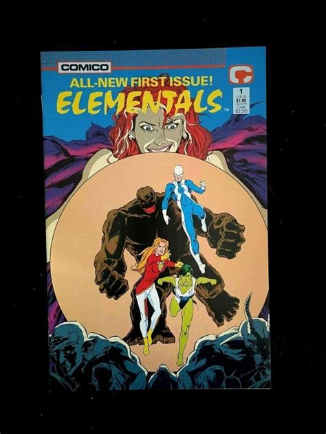 Elementals First Issue Comico Comics Volume 2 Comic Books Copper