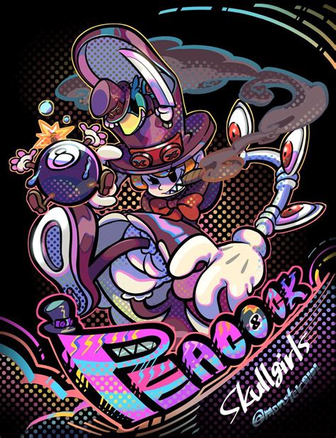 Peacock Skullgirls Wallpaper