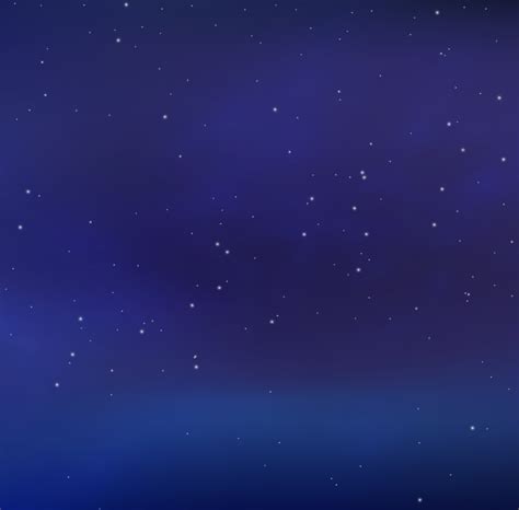 Night Shining Starry Sky Blue Space Background With Stars Space