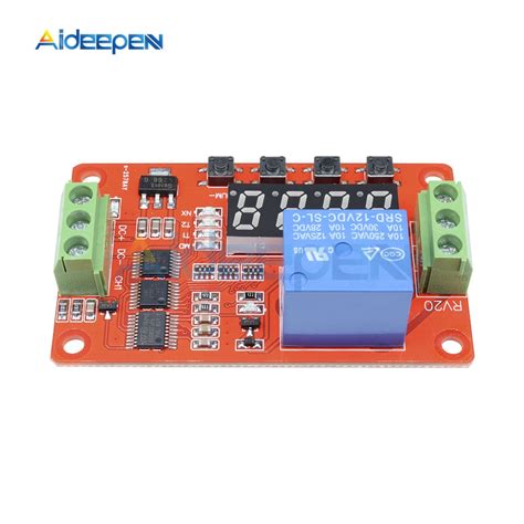 12v Dc Multifunction Self Lock Auto Lock Relay Plc Cycle Delay Time Ti
