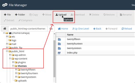 Cara Mudah Instal Theme Wordpress Dari Cpanel Blog Unlimited Id