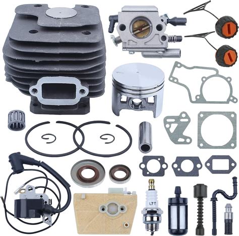 Amazon Mtanlo Mm Cylinder Piston Kit Carburetor Fit Stihl MS Chainsaws Replace