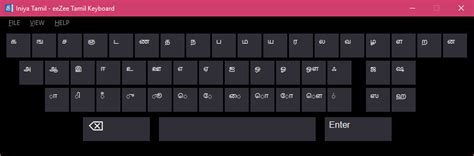 Baamini Tamil Font Keyboard Templatepol