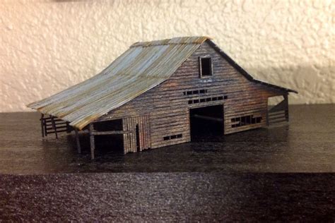 Barn For N Scale Railroad Layout