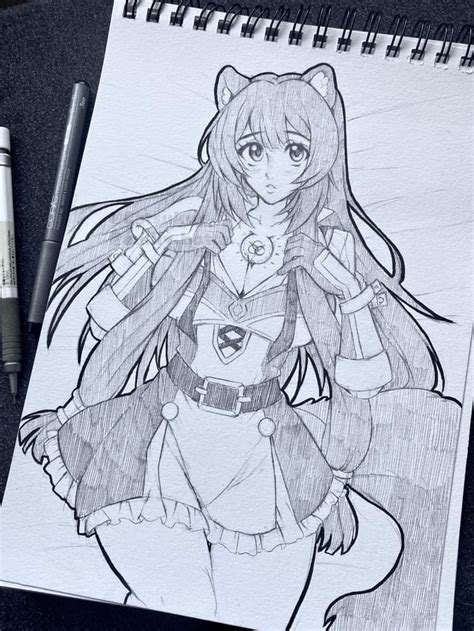Raphtalia Sketch By Me R Shieldhero