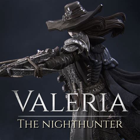 Valeria The Nighthunter By Nerikson Elegant Gritty Female Vampire Hunter 8k Resolution
