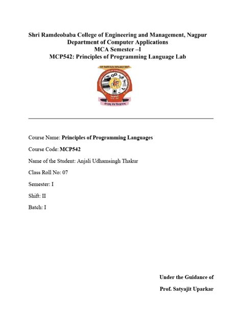 Ppl 50 Programs Pdf C C Programming Language