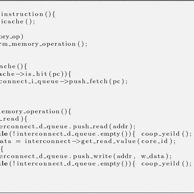 Simplified Processor Simulation Instruction Implementation