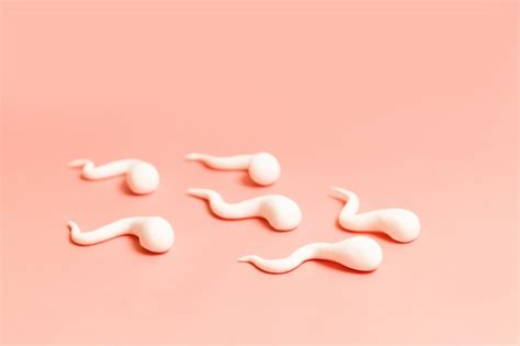 Pink Sperm Race Concept Premium Photo