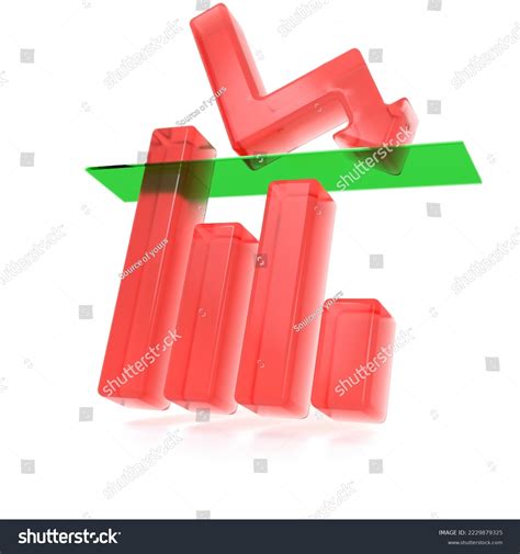 Stop Loss Order Illustration Red Graph Showing Stock Illustration 2229879325 Shutterstock