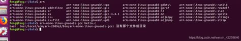 Ubuntu 64位系统执行32位arm Linux Gcc命令时提示no Such File Or Directoryarm Linux