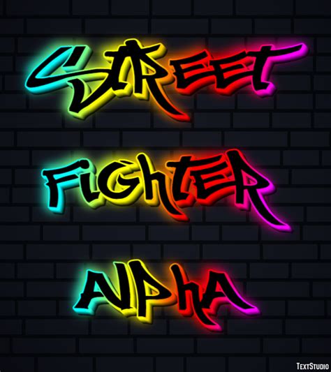 Street Fighter Alpha Text Effect And Logo Design Videogame