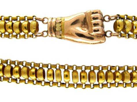 Georgian 18ct Gold Guard Chain 883c The Antique Jewellery Company