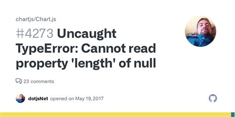 Uncaught Typeerror Cannot Read Property Length Of Null Issue Chartjs Chart Js Github