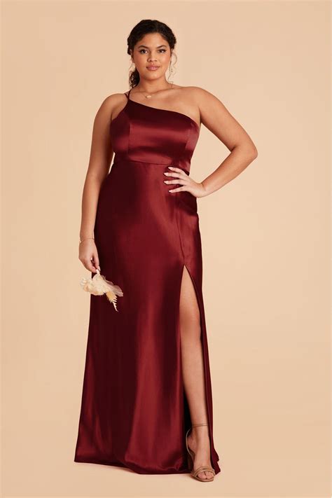 Kensie Cabernet Satin Dress Birdy Grey