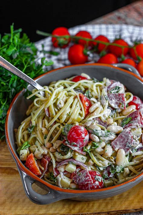 Creamy Tuscan Pasta Salad From Gate To Plate