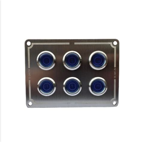 Switch Panel Push Buttons Flat Tidal Hook