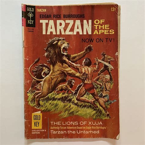 Tarzan Of The Apes Comic Book Edgar Rice Burroughs The Lions Of Xuja Tarzan The Untamed No