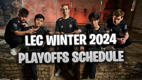 Lec Winter 2024 Playoffs Schedule