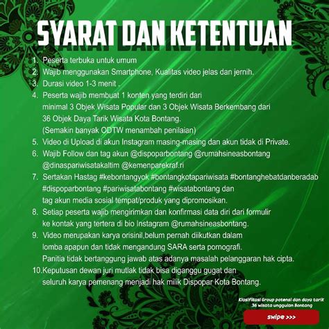 Disporpar Adakan Lomba Video Konten Kreator Pariwisata RADAR BONTANG