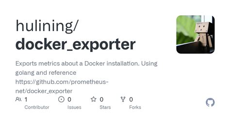 Issues · Huliningdockerexporter · Github