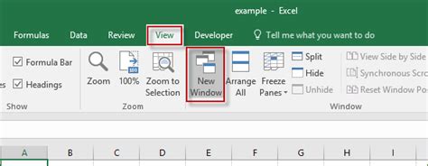 How To View Two Or More Sheets Of The Same Excel Workbook At Once