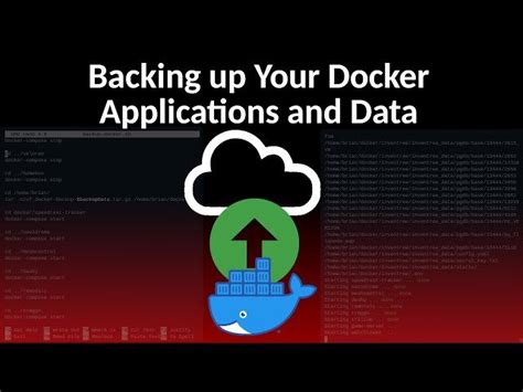 Free Video Backing Up Your Docker Configurations And Data From Awesome