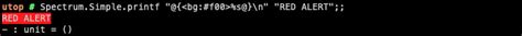 GitHub Anentropic Ocaml Spectrum Library For Color And Formatting In The Terminal