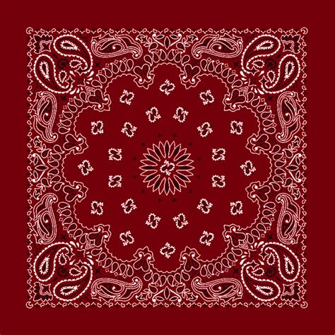 Dark Red Bandana