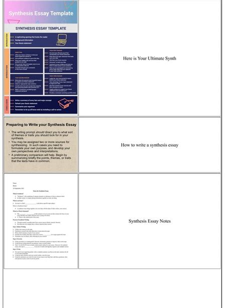How To Write A Synthesis Paper PDF