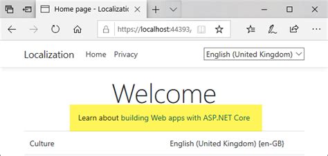 Using Resource Files In Razor Pages Localisation