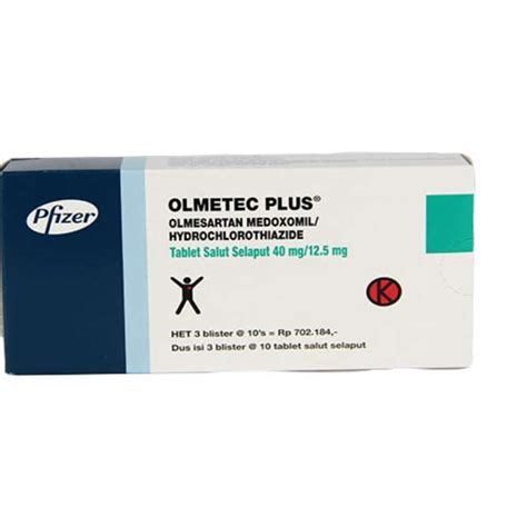 Promo OLMETEC PLUS 40 MG 12 5 MG BOX 30 TABLET Diskon 15 Di Seller