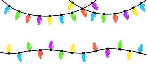 크리스마스 조명이 설정되었습니다 전구 빛나는 화환 라인 컬러풀한 끈 요정 빛 만화 휴일 축제 크리스마스 장식 다른 모양 무지개