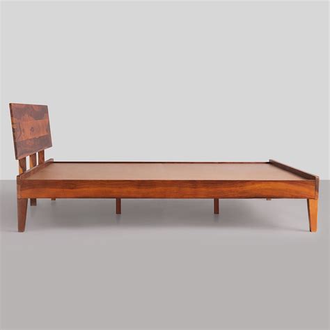 Buy Sheesham Wood King Size Bed Brown Color Sleepyhead