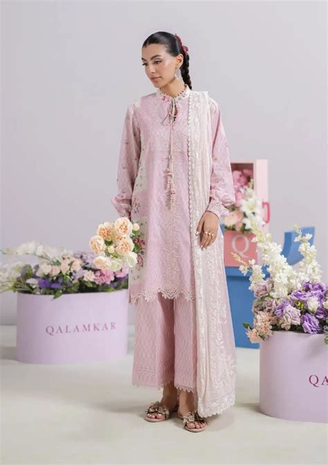 Qalamkar Qprints Lawn25 Vol 2 Em 02b Kira Mohsin Saeed Fabrics
