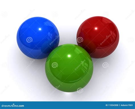 Rgb Balls Stock Illustration Illustration Of Additive 11054308