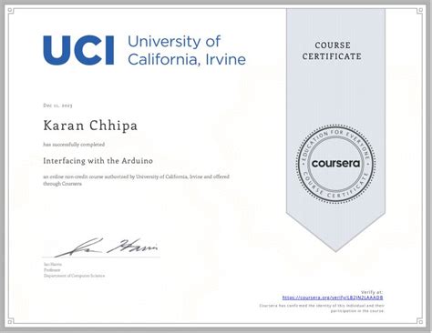 Karan Chhipa On Linkedin Coursera Iot Embeddedsystems Arduino