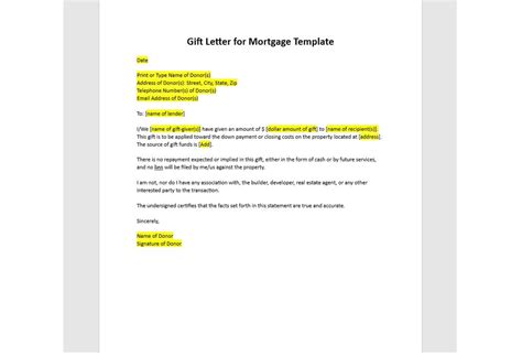 Mortgage T Letter Template At Mariam Oberg Blog