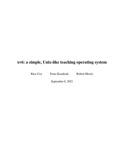 book riscv rev2 pdf kernel operating system process computing